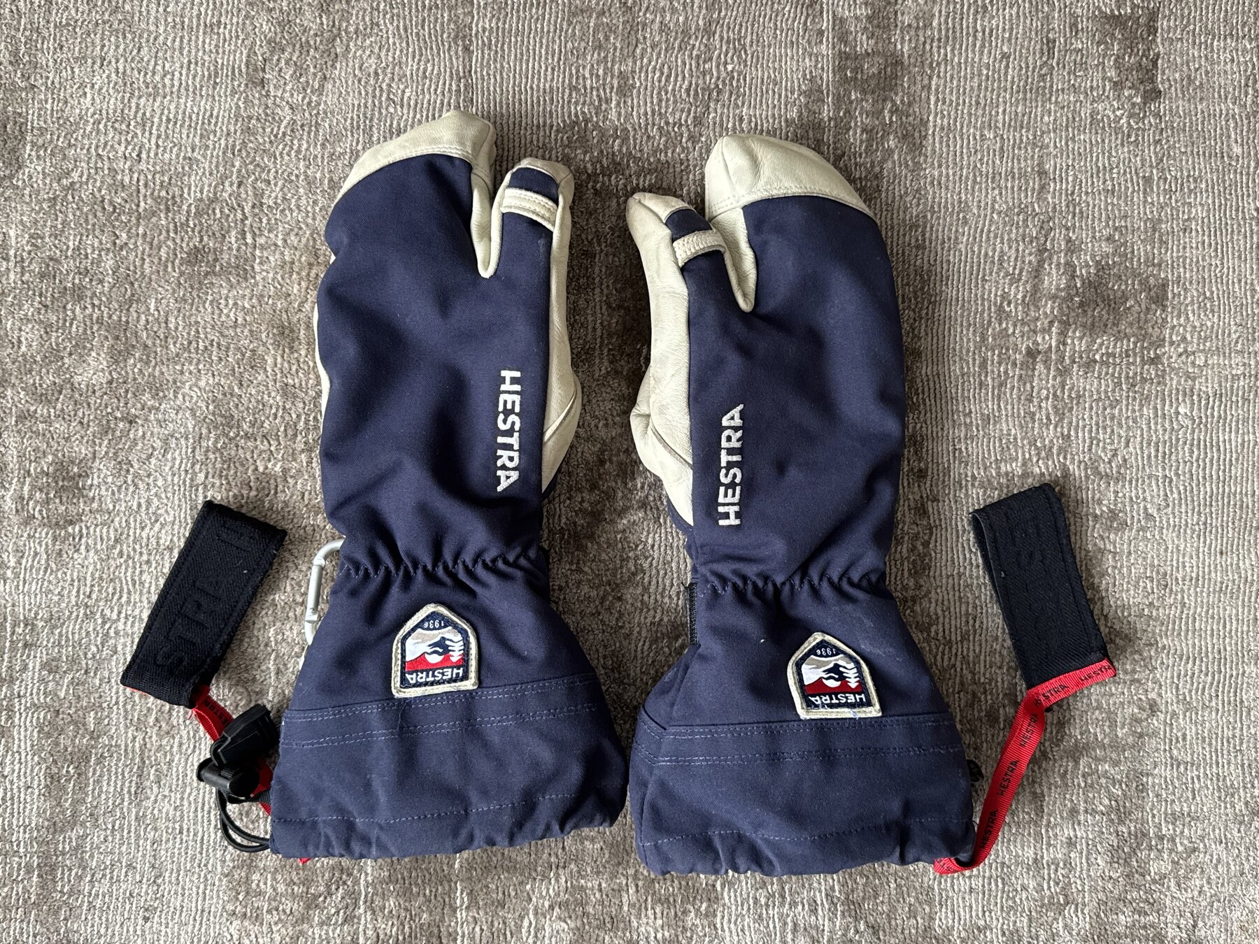 Säljes: Hestra Army Leather Heli Ski 3-finger storlek 6 - Freeride