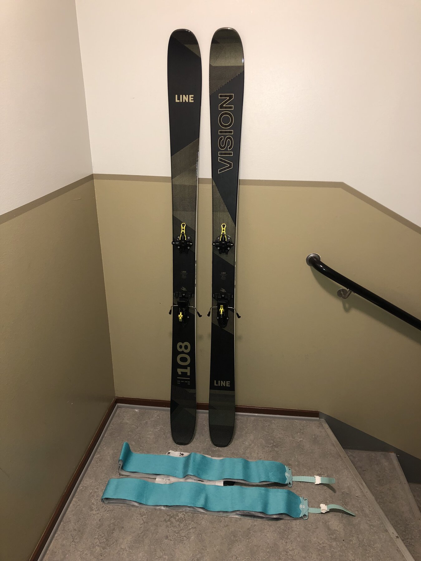 Säljes: Line Vision 108, ATK 15, Pomoca Pro S - Freeride
