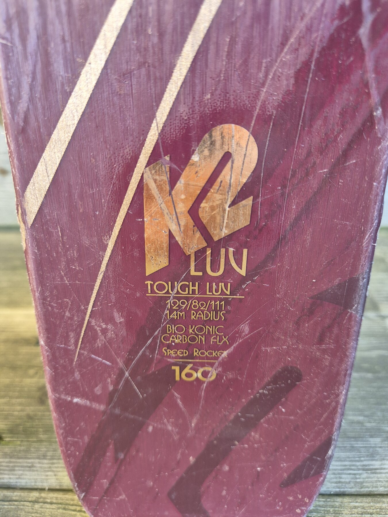 Säljes: K2tough luv 160 cm - Freeride